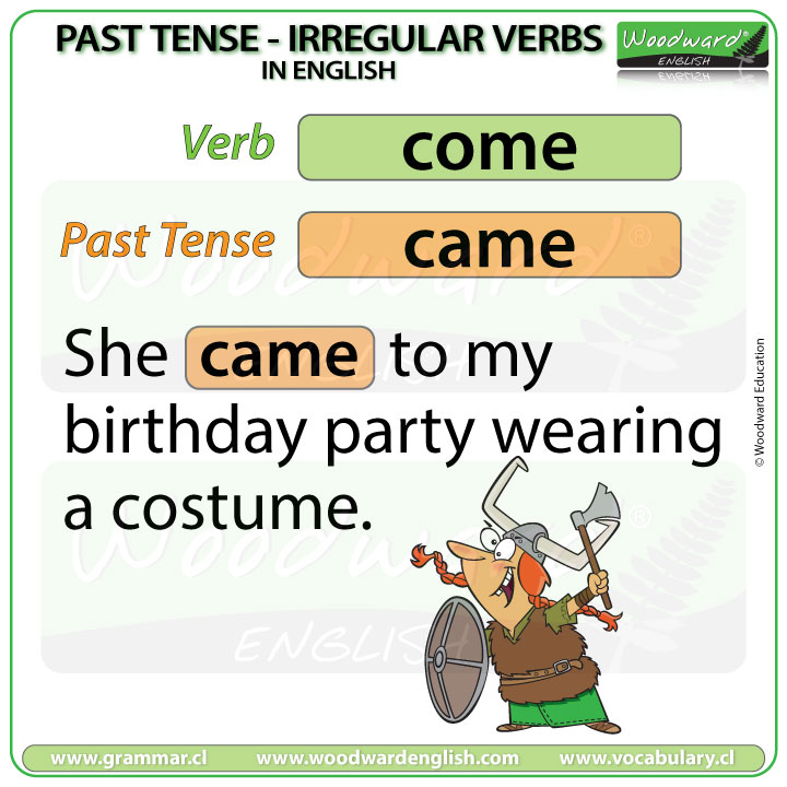 Past Tense Of COME In English English Grammar Lesson Past Tense Of COME In English English Grammar Lesson